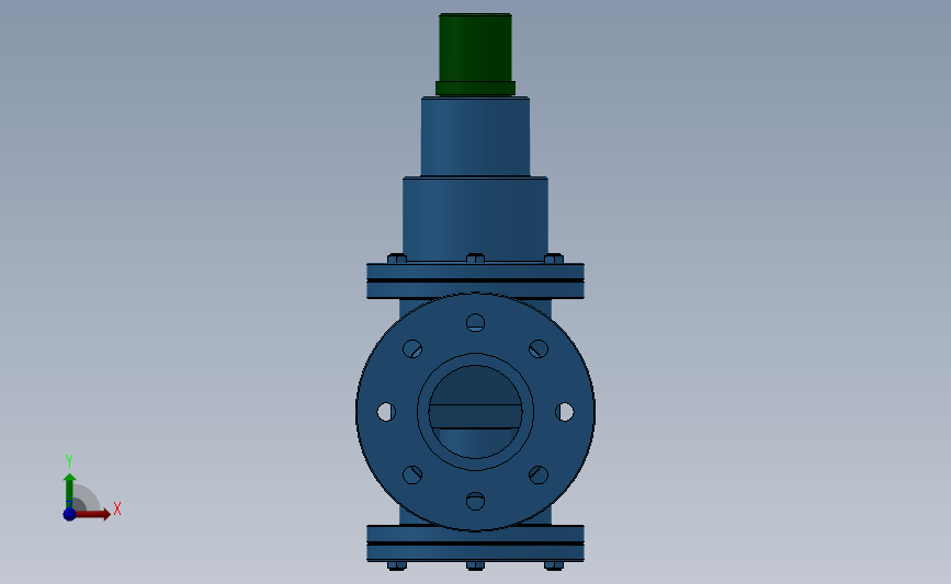 Y42X减压阀[Y42X减压阀]通径80_SOLIDWORKS 2018_模型图纸下载 – 懒石网