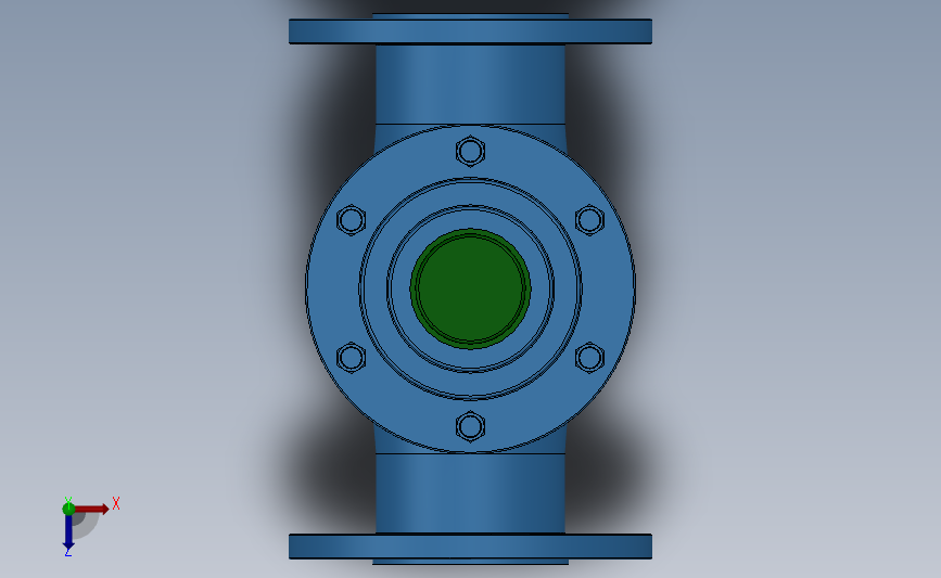 Y42X减压阀[Y42X减压阀]通径100_SOLIDWORKS 2018_模型图纸下载 – 懒石网