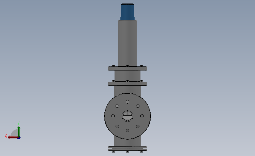 Y43H减压阀[Y43H减压阀]通径25_SOLIDWORKS 2018_模型图纸下载 – 懒石网