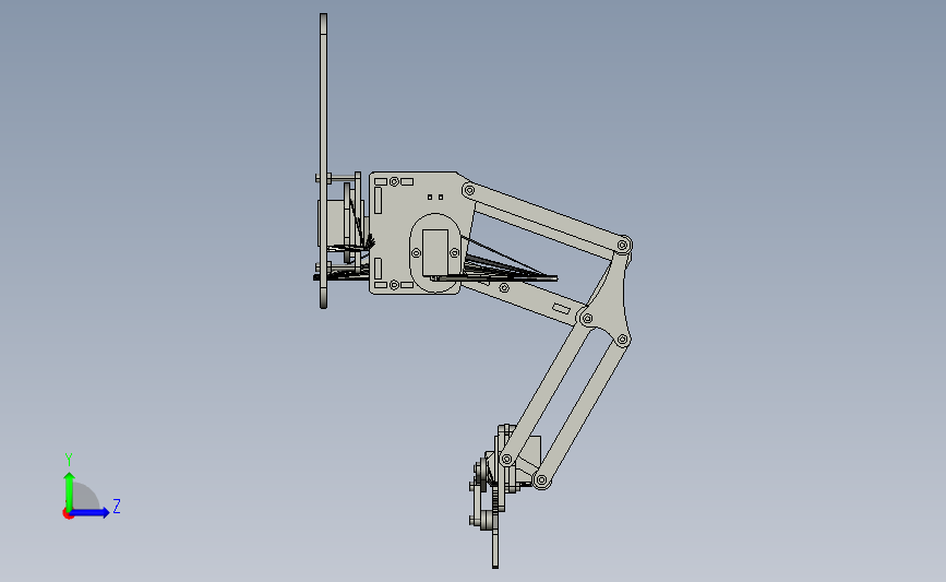 MeArm V0.41-4自由度机械臂_IGES_模型图纸下载 – 懒石网