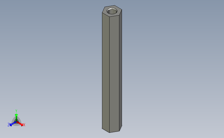 btft-m3-l50铜支柱-两端内螺纹型.stp_STEP_模型图纸下载 – 懒石网