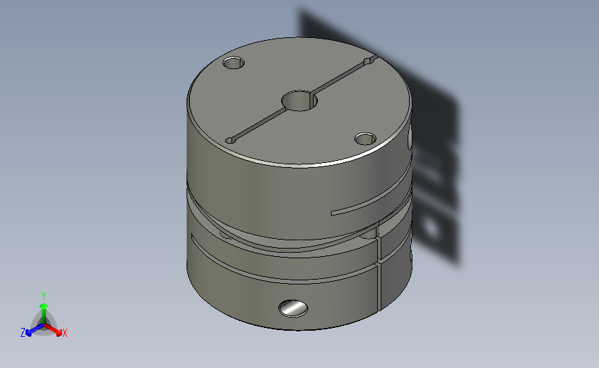 Cppc D26 A4 B4 Asm单簧片式联轴器 标准惯性矩 Stp Step 模型图纸下载 懒石网