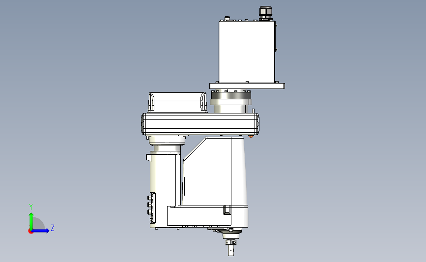 SCARA 机器人RS3-351S_STEP_模型图纸下载 – 懒石网
