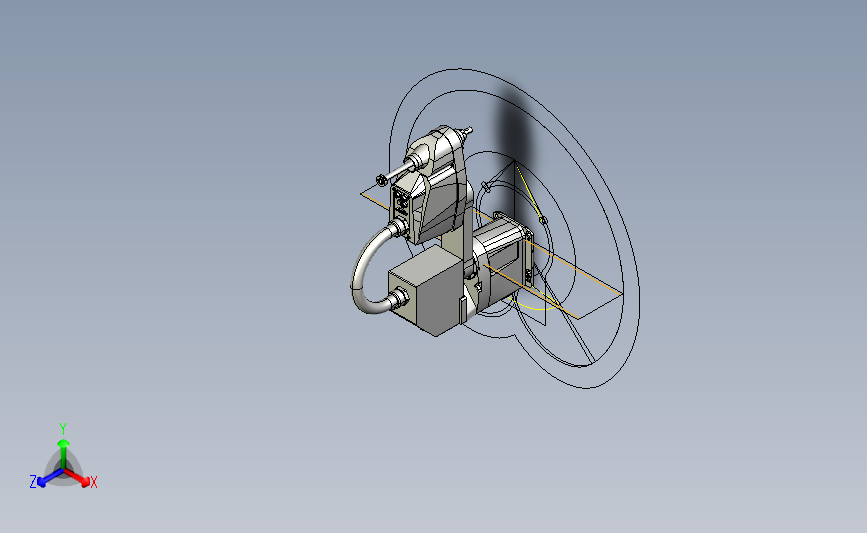 SCARA 机器人T3-401S_STEP_模型图纸下载 – 懒石网