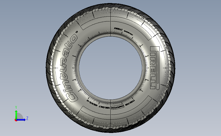 F1轮胎精确模型_IGES_模型图纸下载 – 懒石网