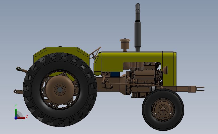 拖拉机 VALMET 65id sw xt_SOLIDWORKS 2018_模型图纸下载 – 懒石网