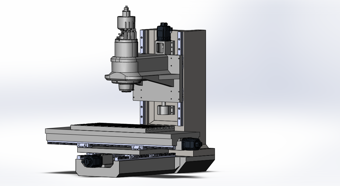 西门子3轴数控机床-vmc-cnc-500-800-500mm SW STEP IGES_SOLIDWORKS 2018_模型图纸下载 – 懒石网