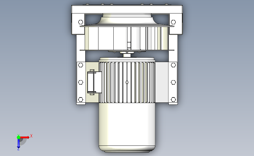 SYWB系列离心风机[SYPB355]_STEP_模型图纸下载 – 懒石网