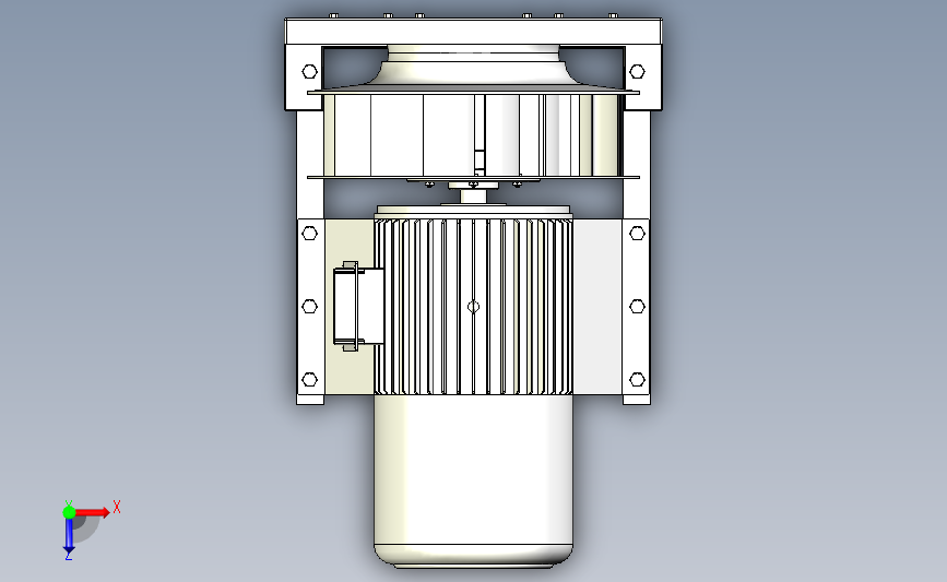 SYWB系列离心风机[SYPB400]_STEP_模型图纸下载 – 懒石网