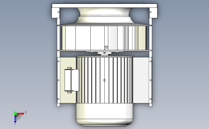 SYWB系列离心风机[SYPB1250]_STEP_模型图纸下载 – 懒石网