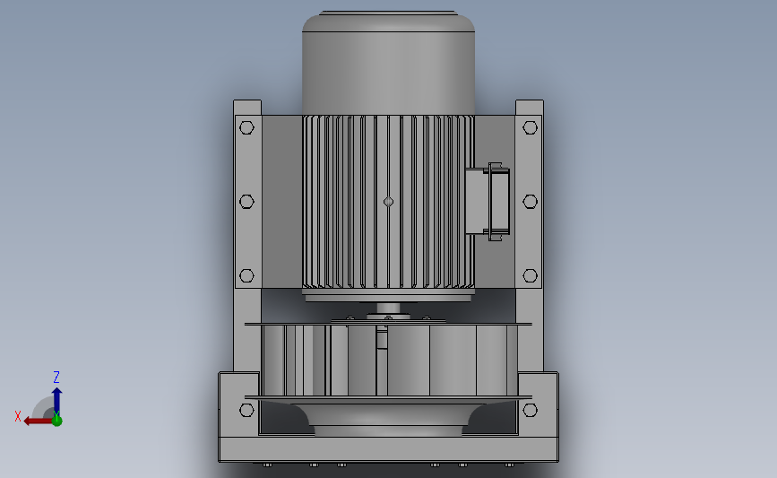 SYWB系列离心风机[SYPB355]亿利达，_SOLIDWORKS 2018_模型图纸下载 – 懒石网
