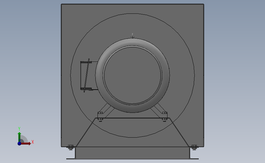 SYWB系列离心风机[SYPB450]亿利达_SOLIDWORKS 2018_模型图纸下载 – 懒石网
