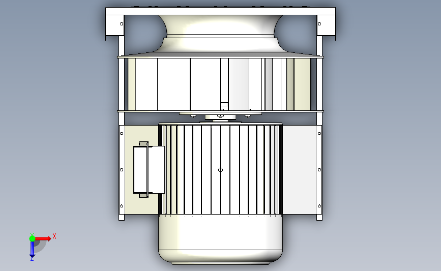 SYWB系列离心风机[SYPB1400]亿利达，_STEP_模型图纸下载 – 懒石网