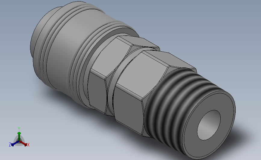 SM快换接头[SM104]_SOLIDWORKS 2018_模型图纸下载 – 懒石网