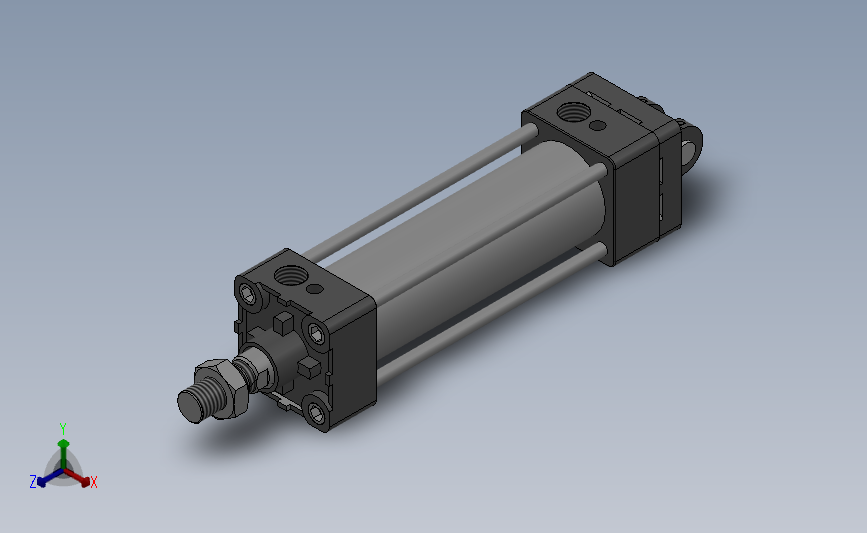 MB系列双耳环新款标准型气缸[MB40-100-D04]_SOLIDWORKS 2018_模型图纸下载 – 懒石网