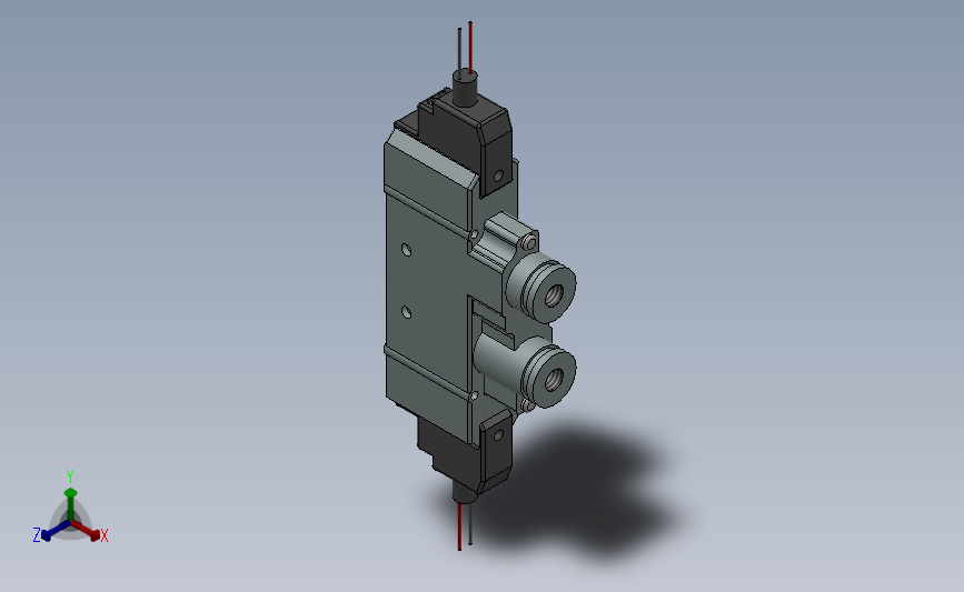 Sy9520 L C8 12 L型插座式电磁阀[sy9520 6 L 02 C8 F2] Solidworks 2018 模型图纸下载 懒石网