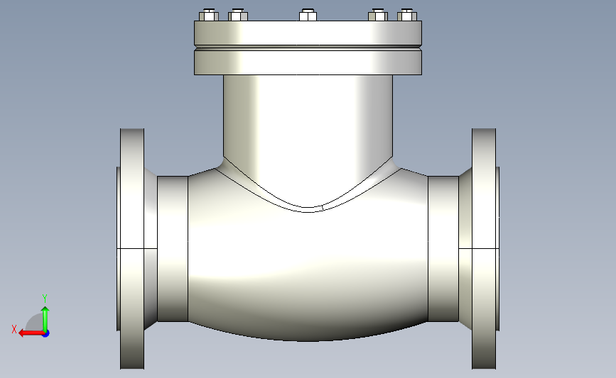 H44H旋启式止回阀[80].step_STEP_模型图纸下载 – 懒石网