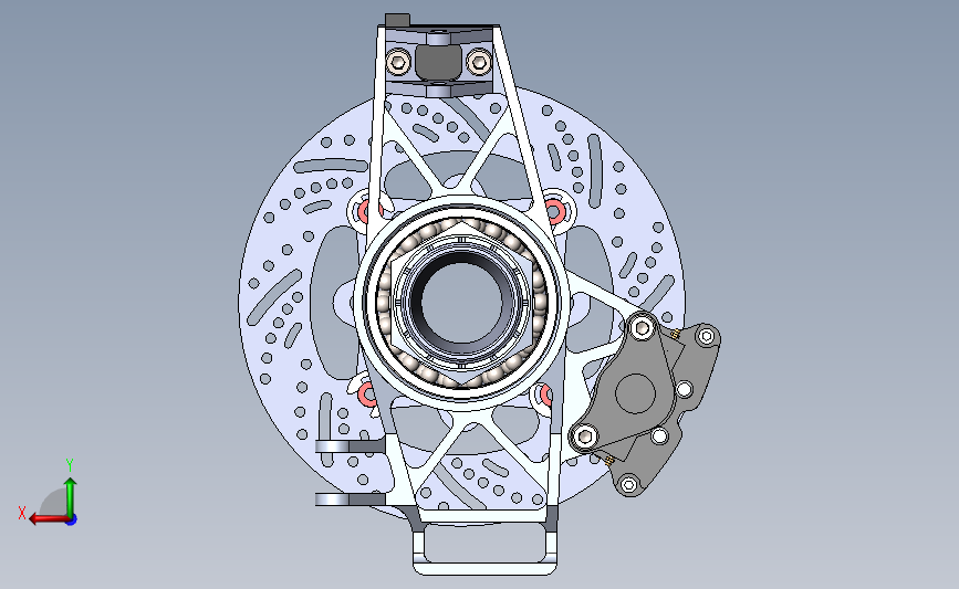 F1方程式赛车转向节 Solidworks 2019 模型图纸下载 懒石网