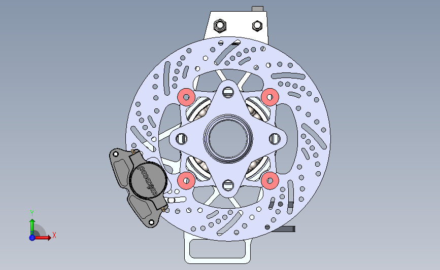 F1方程式赛车转向节 Solidworks 2019 模型图纸下载 懒石网