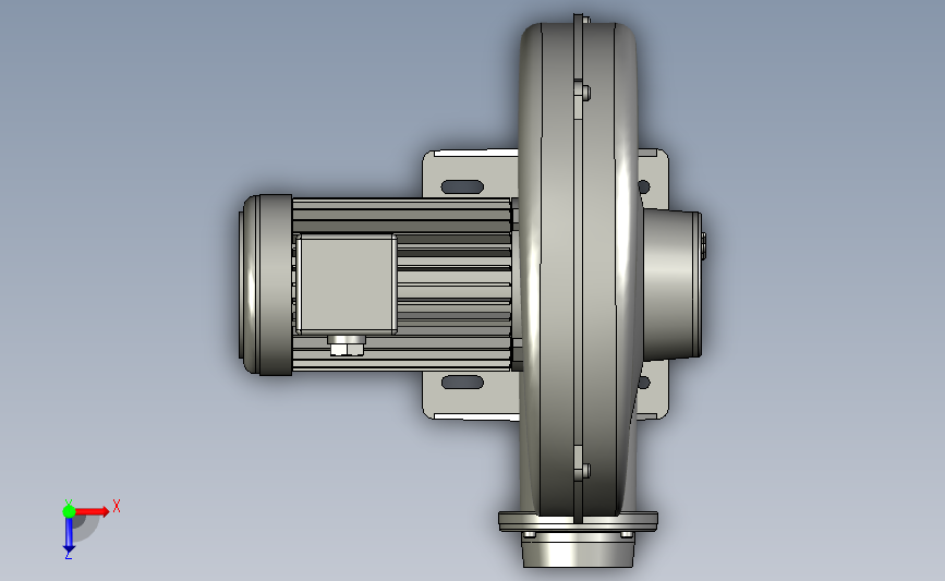CX-75SA透浦式鼓风机[CX-75SA].step_STEP_模型图纸下载 – 懒石网