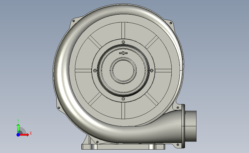 TB150-7.5(TB150-10)透浦式鼓风机[TB150-10].step_STEP_模型图纸下载 – 懒石网