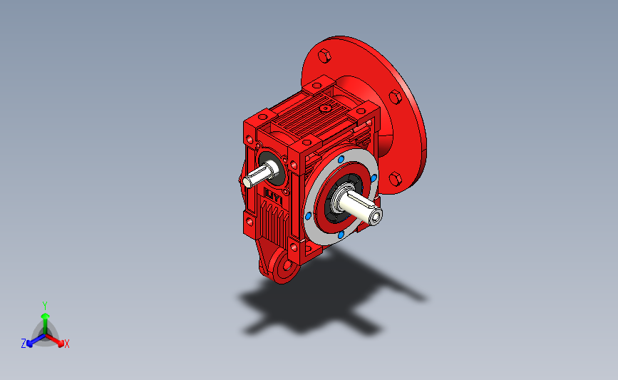 NMRV030蜗轮蜗杆减速机[RV30-E-20-A2-DZ1].step_STEP_模型图纸下载 – 懒石网