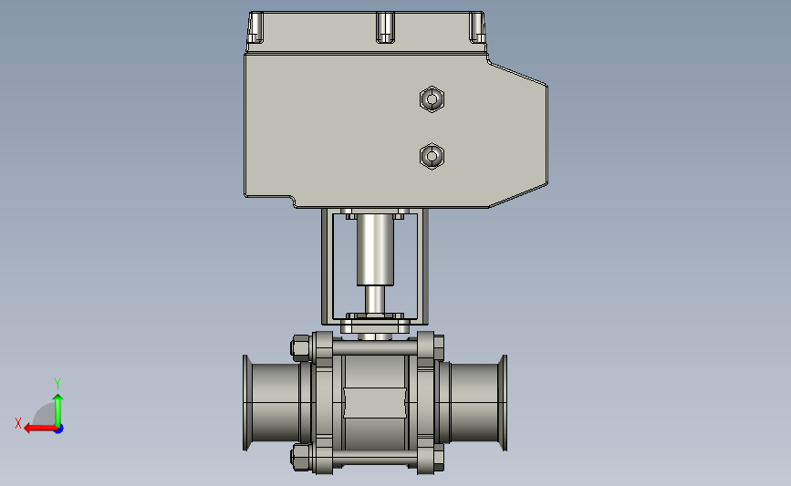 DQP-05电动卡式球阀[DQP-05-DN40].step_STEP_模型图纸下载 – 懒石网