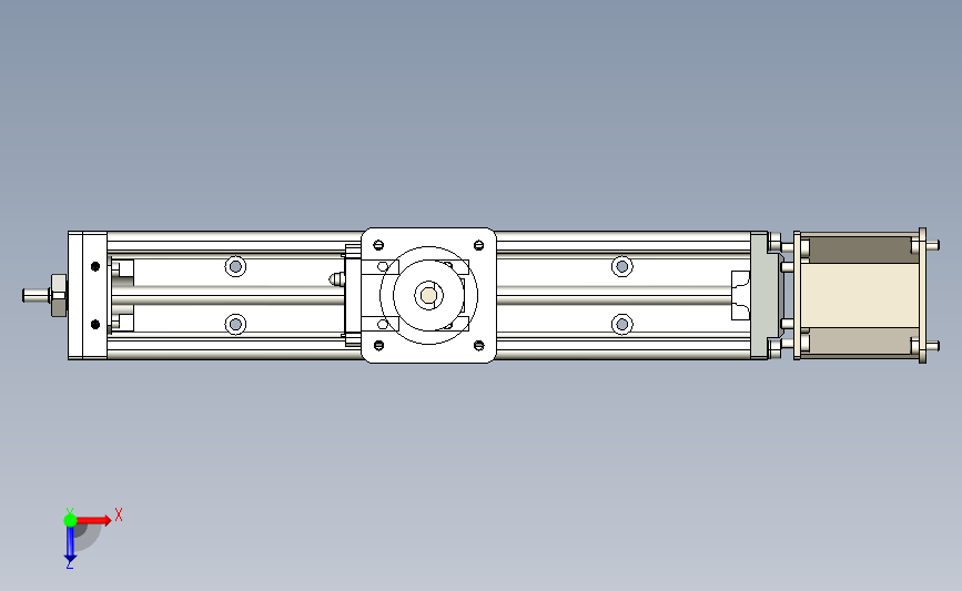 直线模组THK KR20 线性执行器轨道_STEP_模型图纸下载 – 懒石网