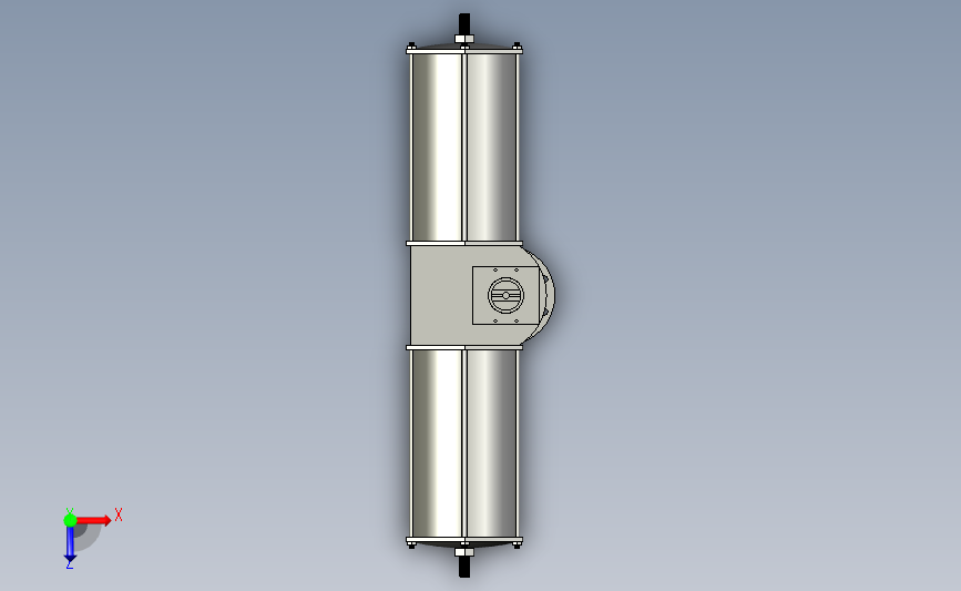 AW气动执行器[AW25双作用]_STEP_模型图纸下载 – 懒石网
