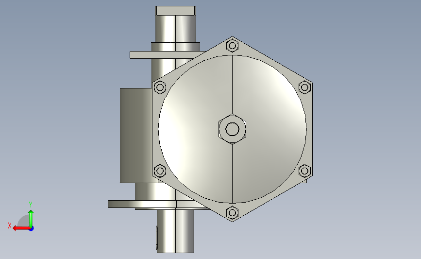 AW气动执行器[AW25双作用]_STEP_模型图纸下载 – 懒石网