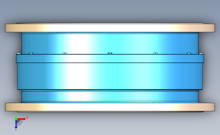 GSX-16、25 法兰式管道伸缩器[GSX-1.6-DN900]_STEP_模型图纸下载 – 懒石网