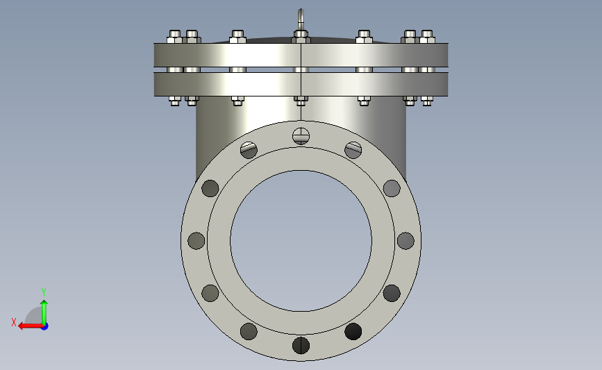 H44H-W-Y-25 旋启式止回阀[250]_STEP_模型图纸下载 – 懒石网