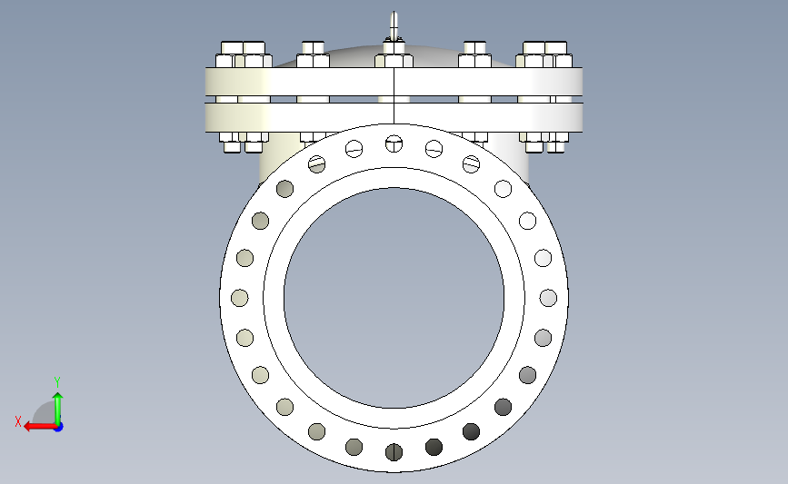 H44W-Class-300Lb API美标铸钢止回阀[450]_STEP_模型图纸下载 – 懒石网