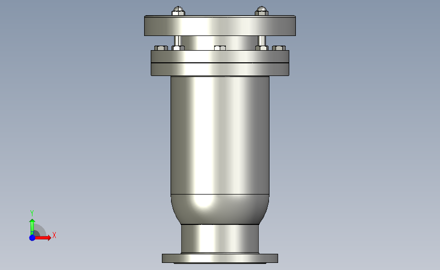 KP-10 排气阀[KPI-10-DN200]_STEP_模型图纸下载 – 懒石网