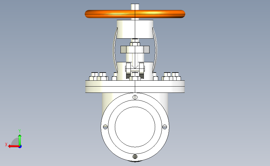 WJ41H-W-16波纹管截止阀[200]_STEP_模型图纸下载 – 懒石网
