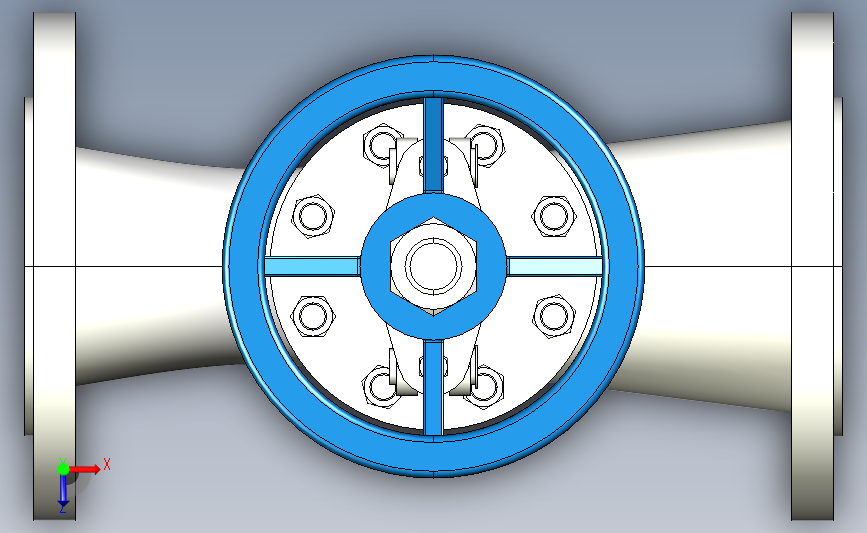 J41T╱W╱F╱H-16法兰式截止阀[J41T-16]65_STEP_模型图纸下载 – 懒石网