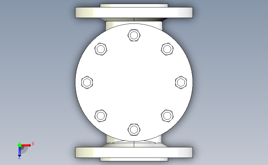 H41H-W-Y-16 升降式止回阀[32].step_STEP_模型图纸下载 – 懒石网