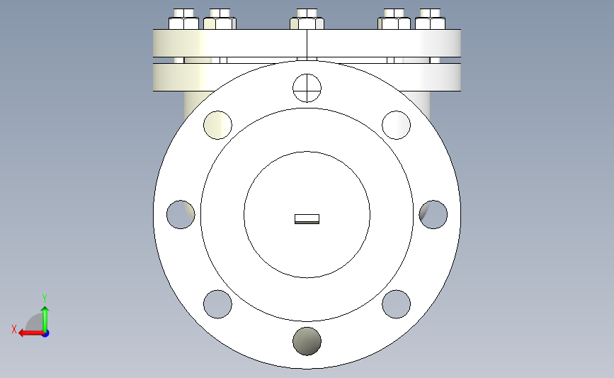 H41H-W-Y-16 升降式止回阀[80].step_STEP_模型图纸下载 – 懒石网