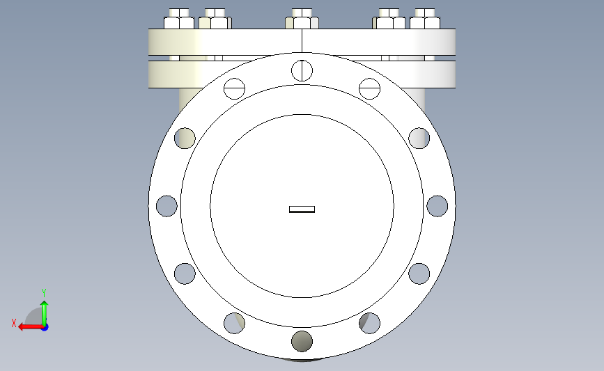 H41H-W-Y-16 升降式止回阀[200].step_STEP_模型图纸下载 – 懒石网