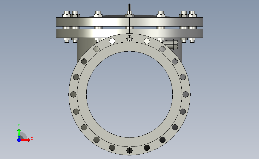 H44H-W-Y-16 旋启式止回阀[500].step_STEP_模型图纸下载 – 懒石网