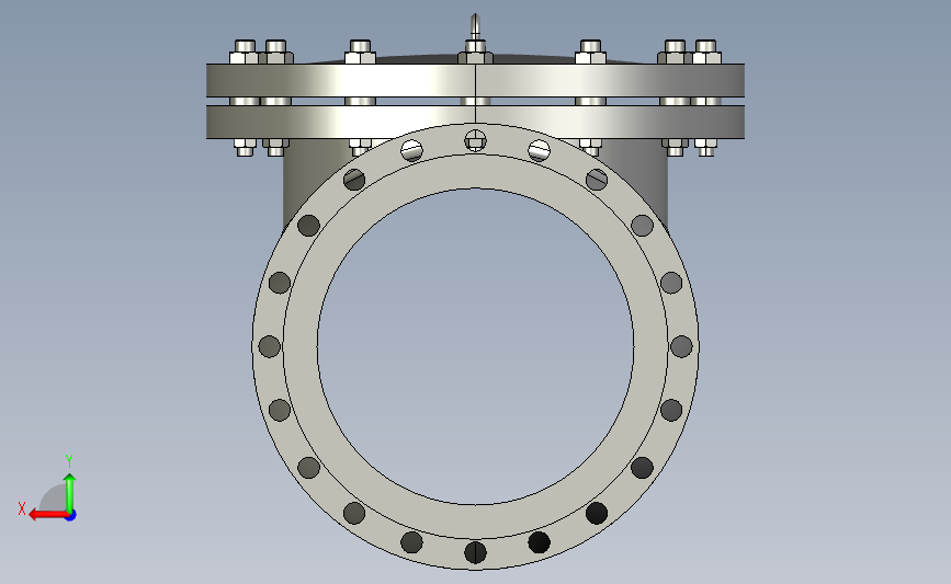H44H-W-Y-16 旋启式止回阀[500].step_STEP_模型图纸下载 – 懒石网