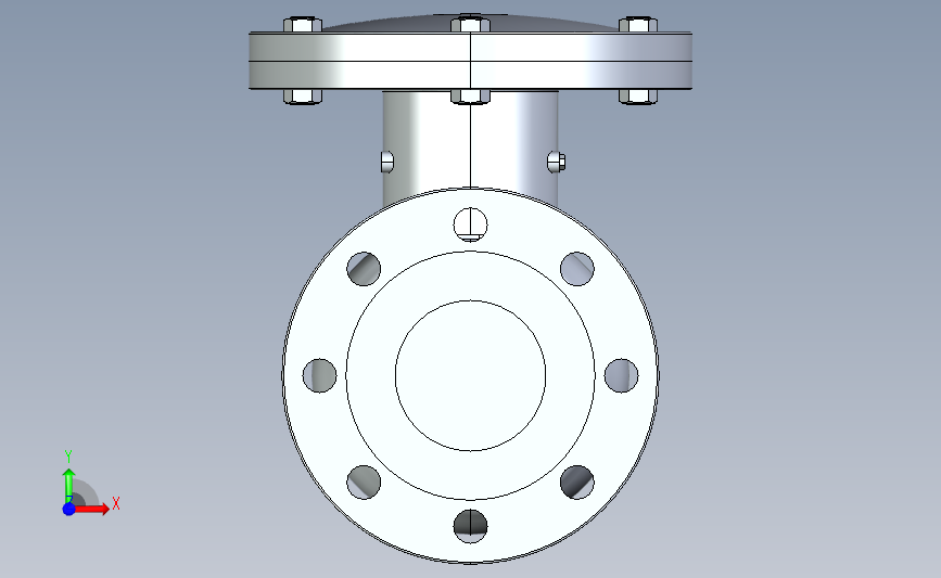 H44H-40钢制旋启式止回阀[H44H-40]80.step_STEP_模型图纸下载 – 懒石网