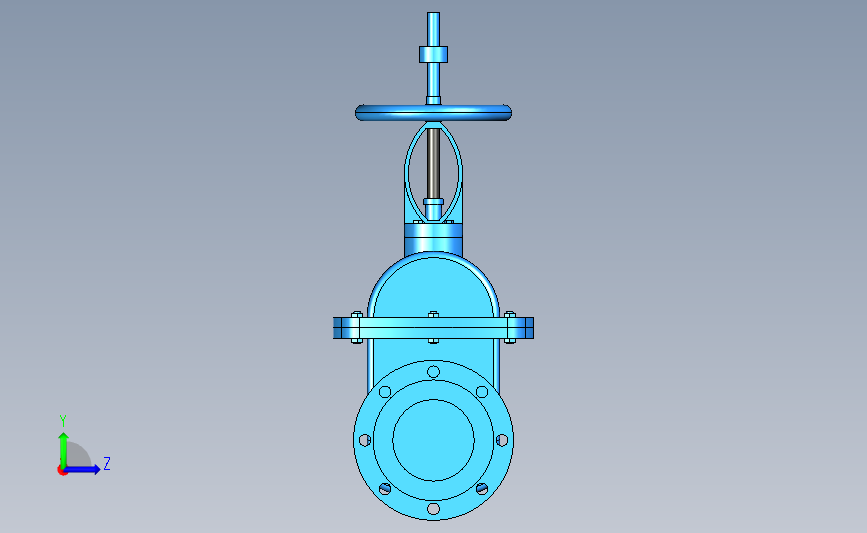 Z41X╱RRHX-10明杆弹性座封闸阀[Z41X(RRHX)-10]125.step_STEP_模型图纸下载 – 懒石网