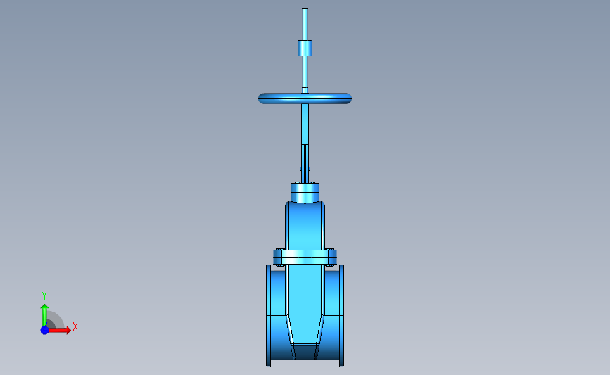 Z41X╱RRHX-10明杆弹性座封闸阀[Z41X(RRHX)-10]600.step_STEP_模型图纸下载 – 懒石网