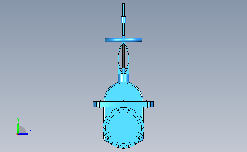 Z41X╱RRHX-10明杆弹性座封闸阀[Z41X(RRHX)-10]600.step_STEP_模型图纸下载 – 懒石网