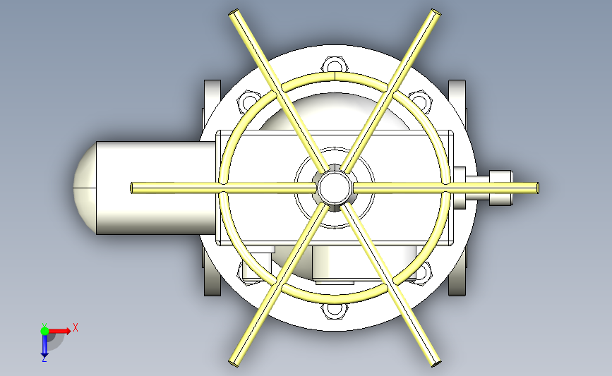 Z940╱941H╱Y╱W-16C╱P╱R╱I电动楔式闸阀[Z940H-16C]150.step_STEP_模型图纸下载 – 懒石网
