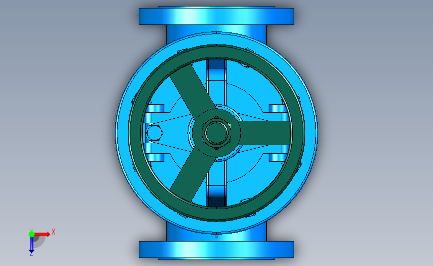 J41F46-16衬氟截止阀[J41F46-16C]125_STEP_模型图纸下载 – 懒石网