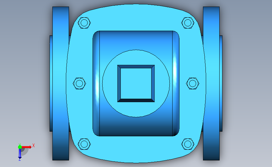 SZ45X╱RVHX-16暗杆弹性座封闸阀[SZ45X(RVHX)-16]50_STEP_模型图纸下载 – 懒石网