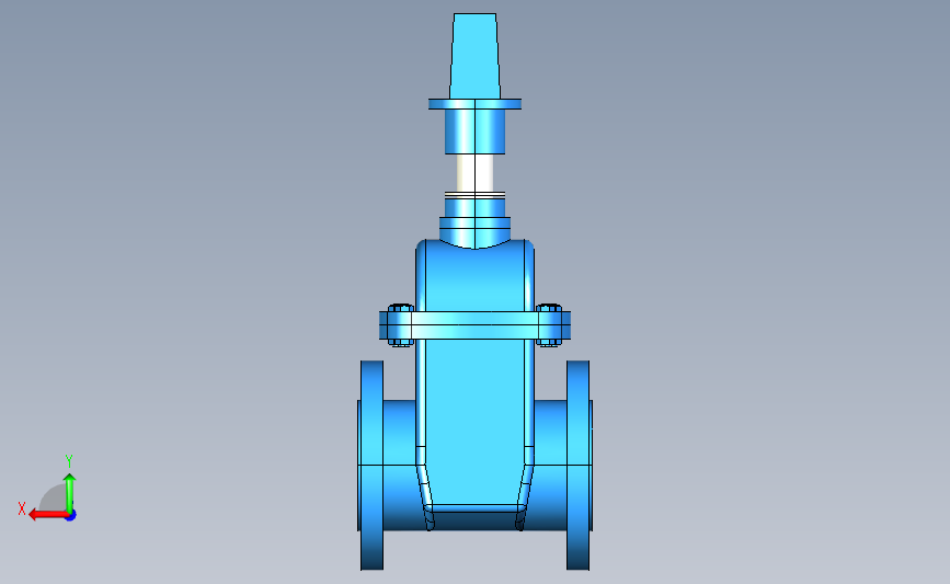 SZ45X╱RVHX-16暗杆弹性座封闸阀[SZ45X(RVHX)-16]50_STEP_模型图纸下载 – 懒石网