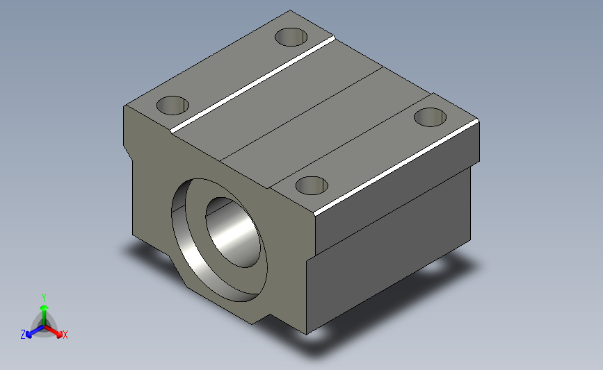 线性轴承6-50_STEP_模型图纸下载 – 懒石网